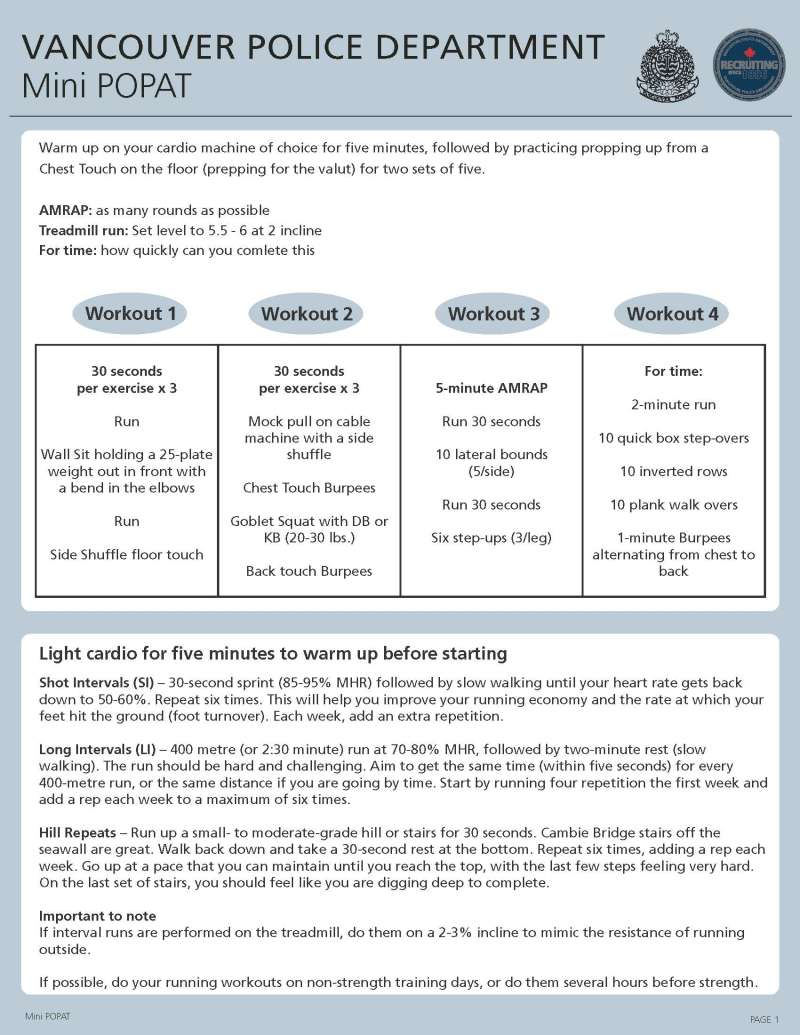 Recruiting Process for Police Officers - Vancouver Police Department