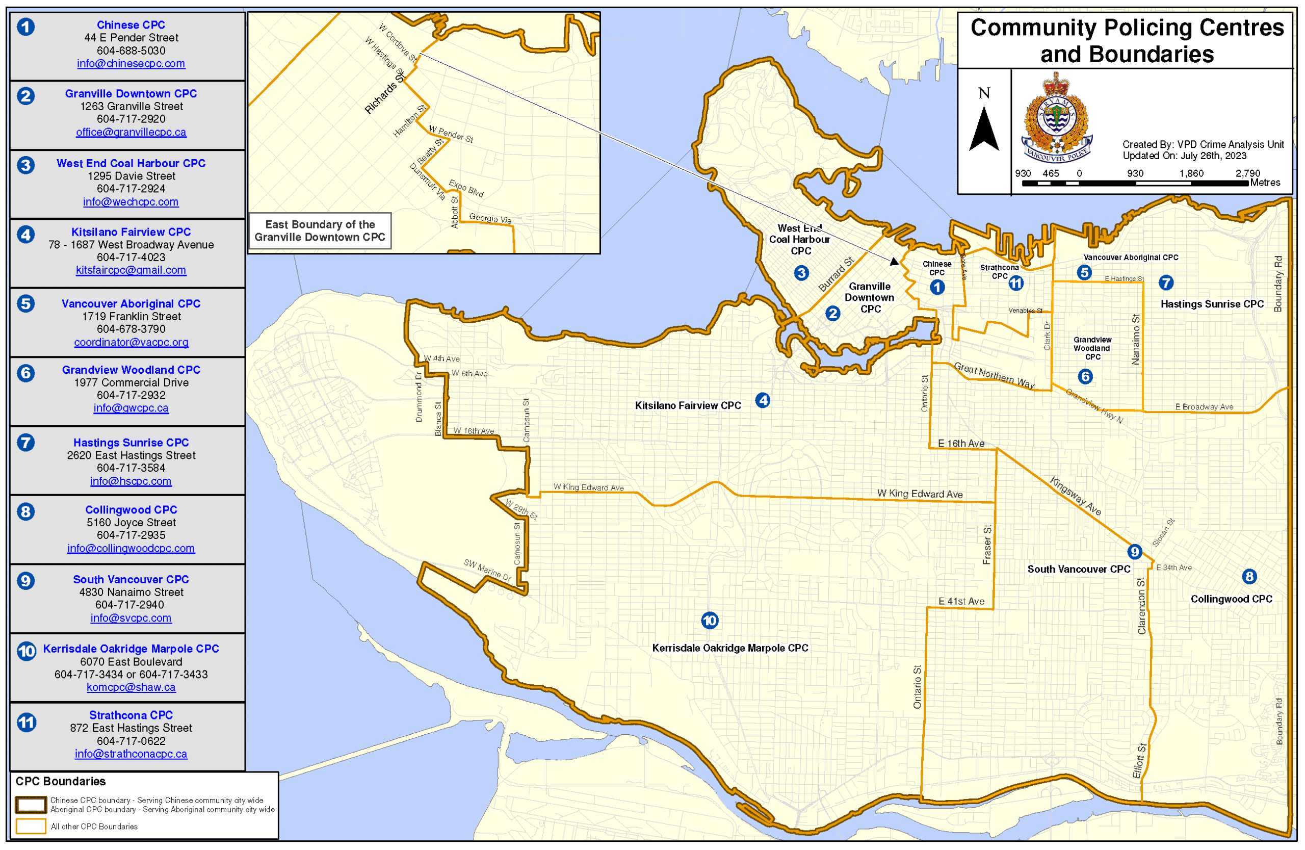Community Policing Centres - Vancouver Police Department